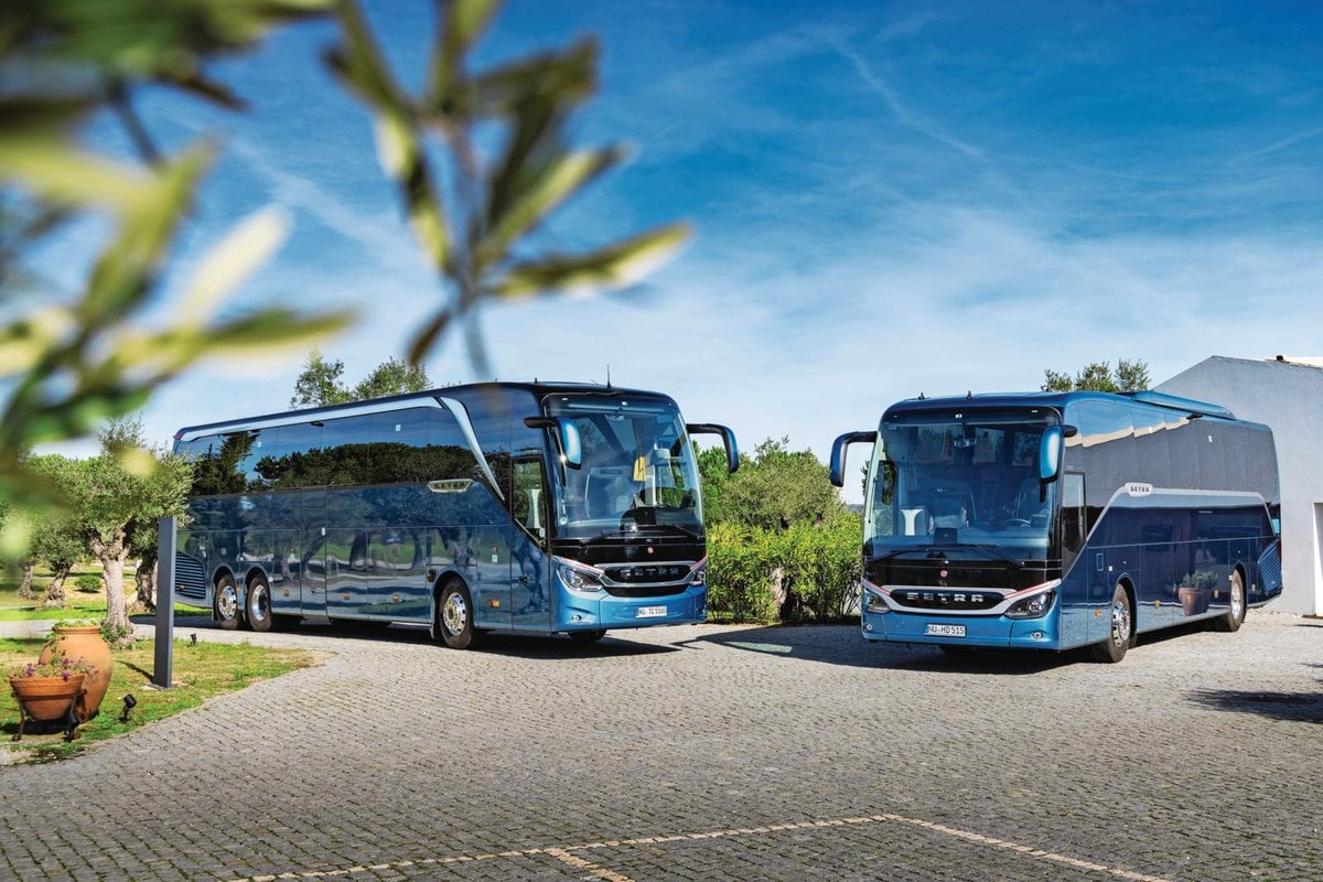 Setra Reisebusse: sparsamer und nochmals edler - TIR transNews