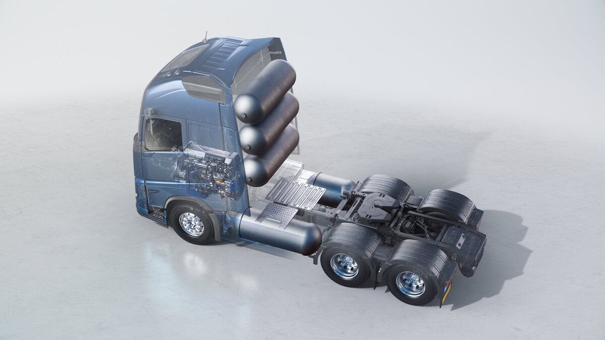 Volvo Trucks kündigt Wasserstoff-Verbrenner-LKW vor 2030 an - TIR transNews