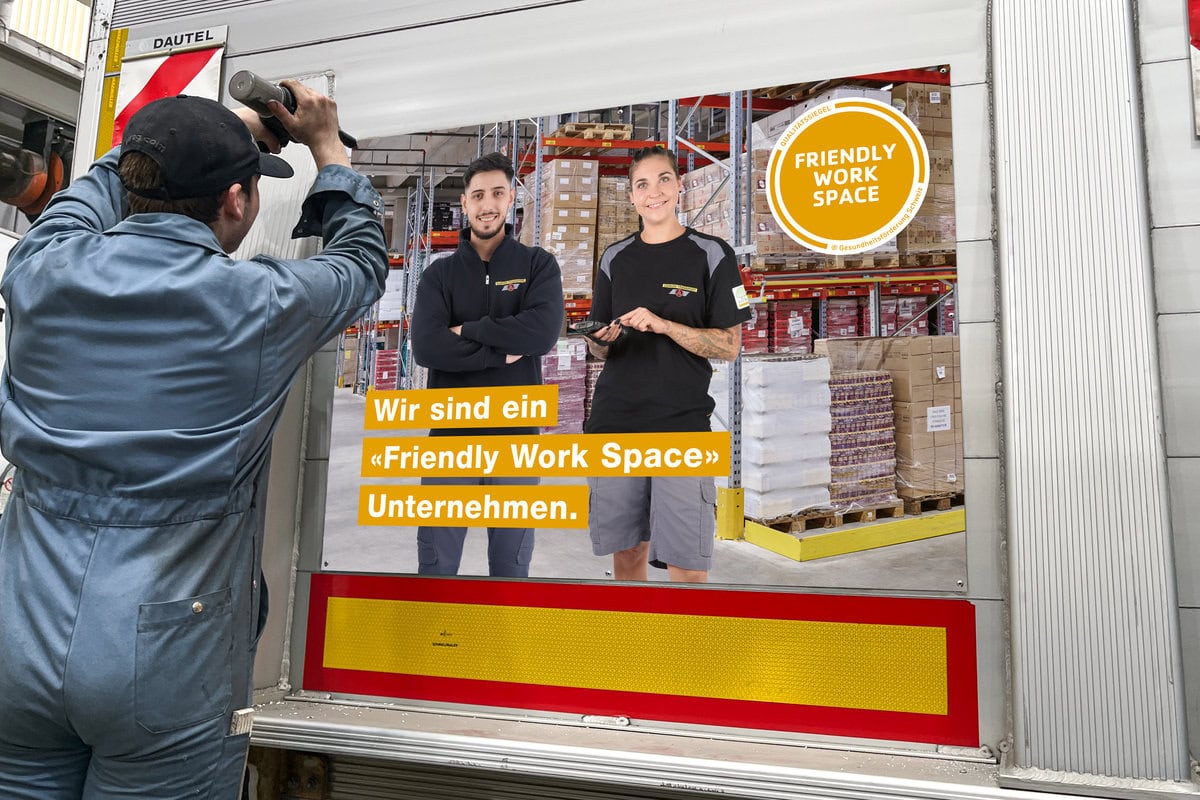 Mit Qualitätslabel «Friendly Work Space» auf der Strasse - TIR transNews