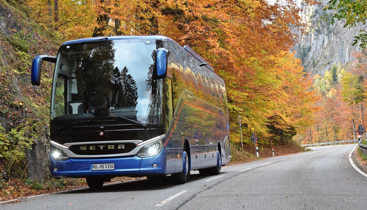 Setras Komfortklasse S 515 HD im Voralpentest - TIR transNews