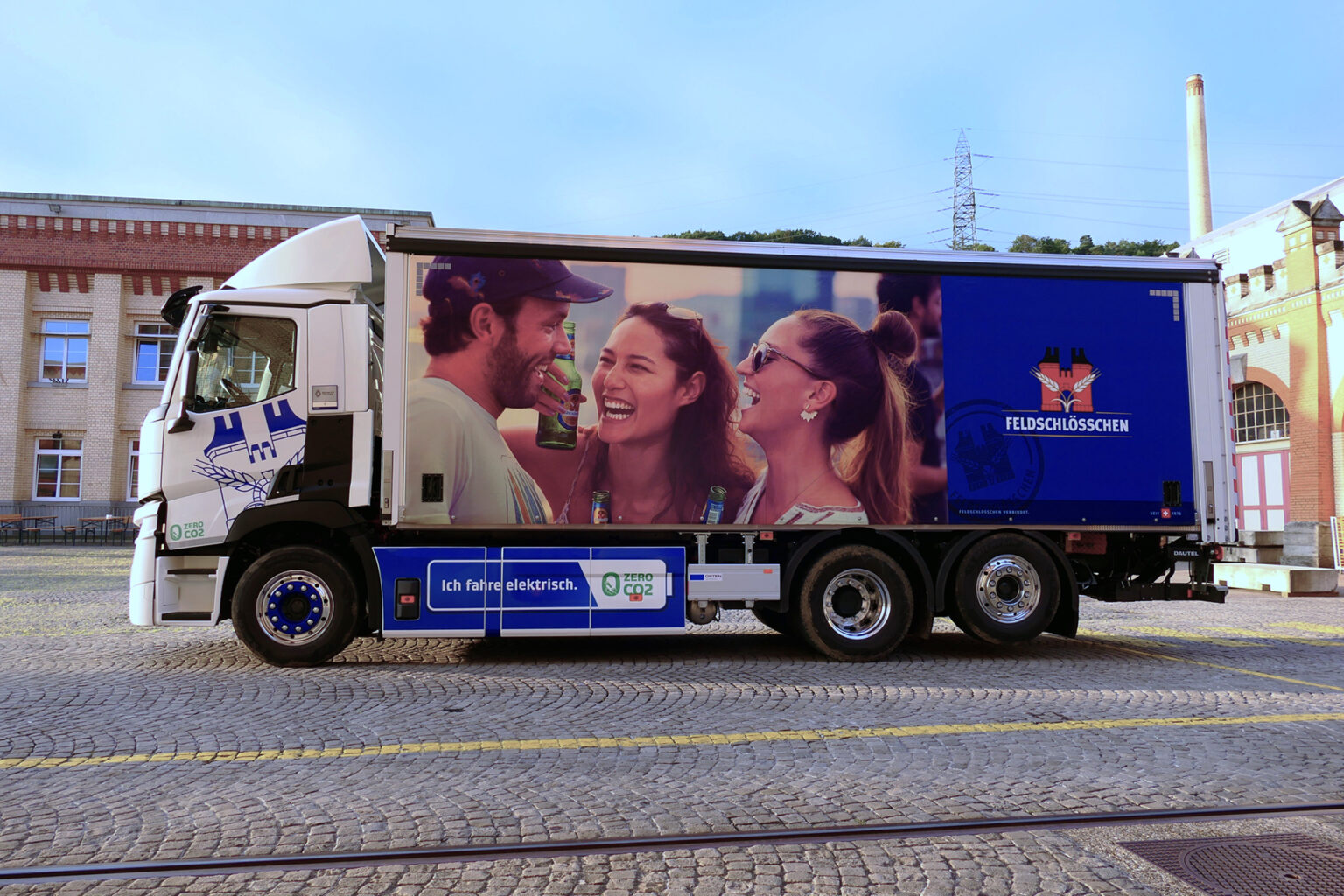 BEV-erfahrene Brauerei Feldschlösschen erprobt E-Tech T - TIR transNews