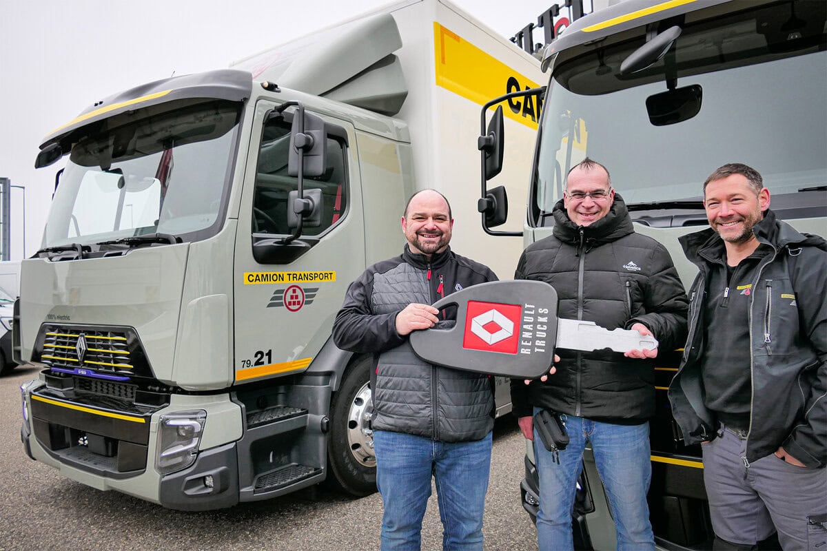 Erster schwerer «Stromer» am Standort Basel - TIR transNews