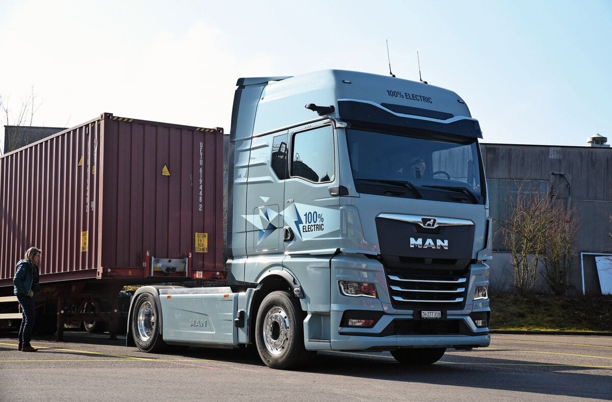 Oehninger AG testet den MAN eTGX - TIR transNews