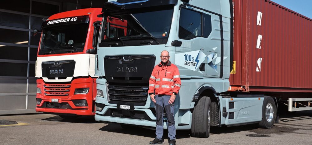 Oehninger AG testet den MAN eTGX - TIR transNews